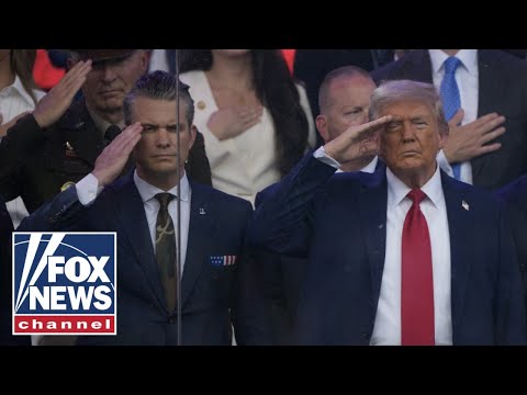 Trump Dazzles in DC as He Salutes Troops at Epic Military Parade ...
