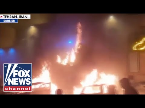 Tehran Erupts in Flames as Protesters Clash with Authorities - American ...