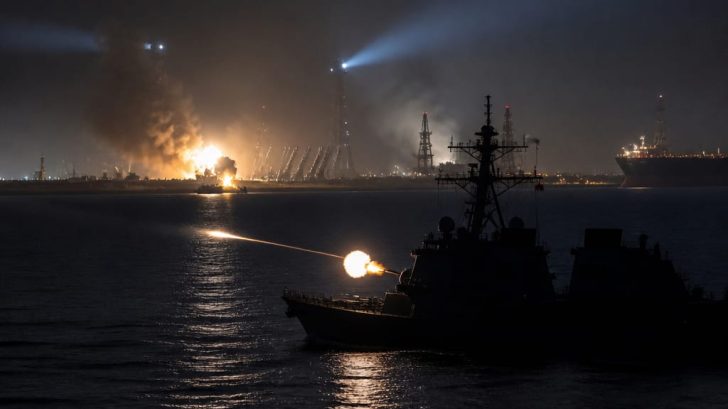 U.S. Hits Iranian Fast Boats and SAM Site to Block Mine Plot - American ...